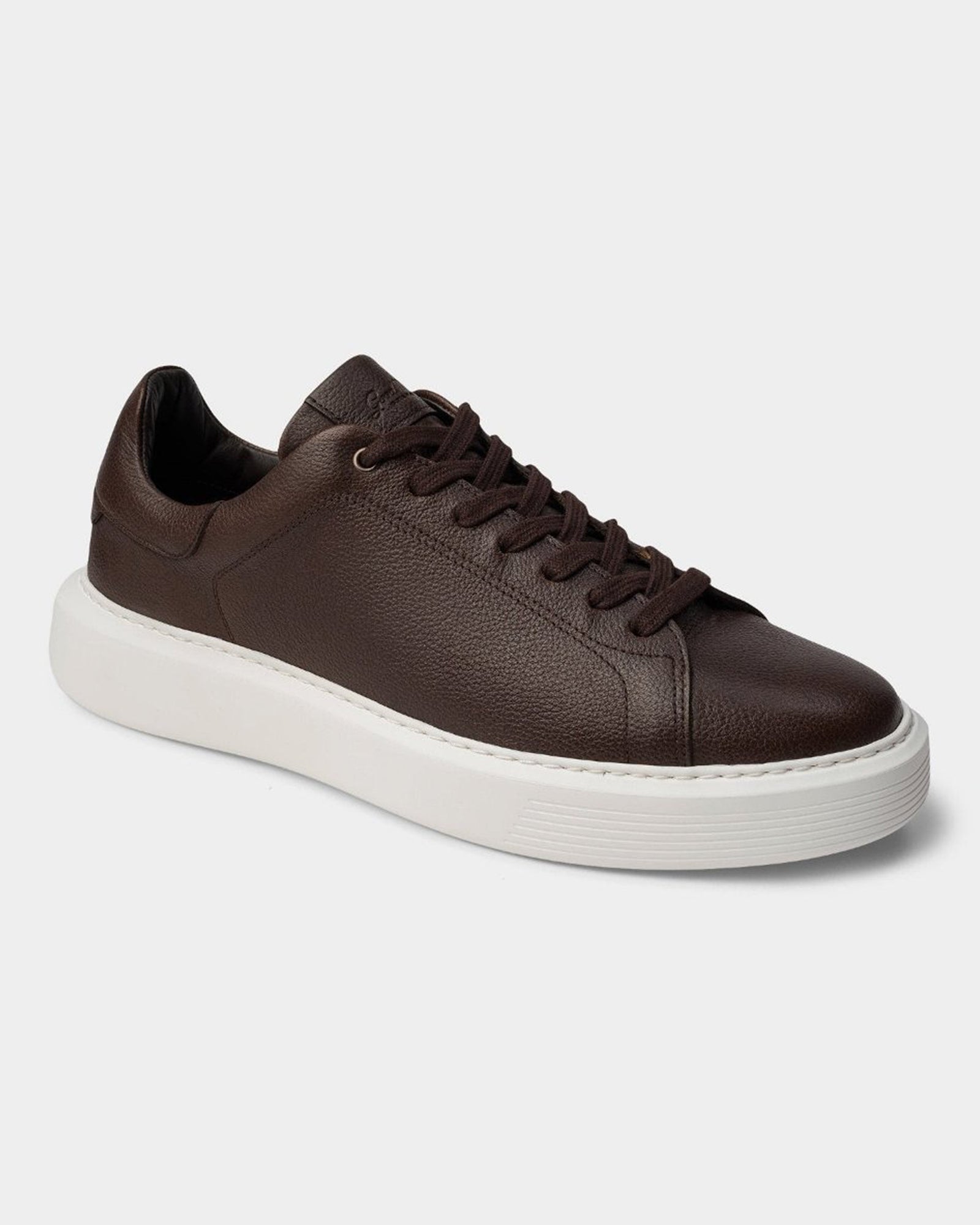 Pebbled Leather Sneakers - Lightweight & Durable Footwear